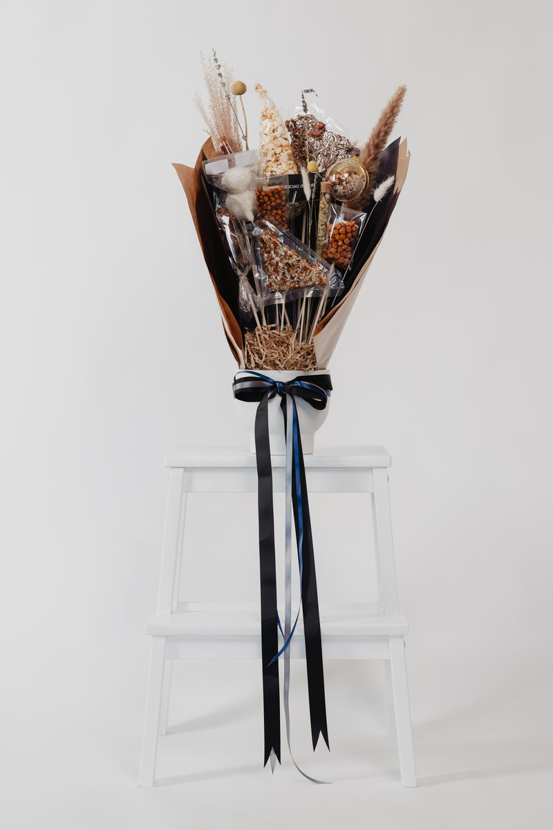 Gift For Him Sydney – Men Dad and Husband Hampers – Food Bouquet – Wholesome Posy Co